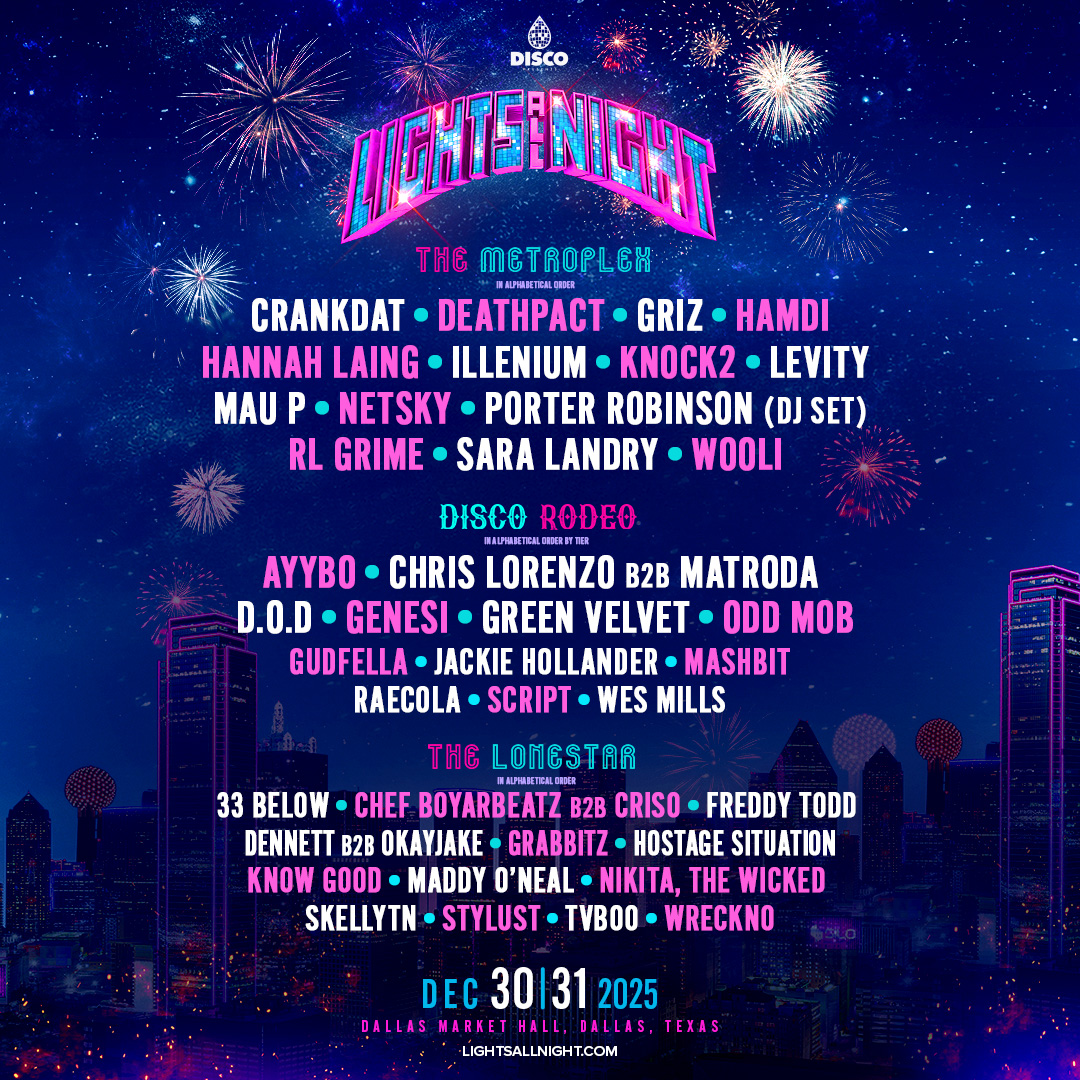 Lights All Night, Disco Presents, Line-up annoucment - iwantedm